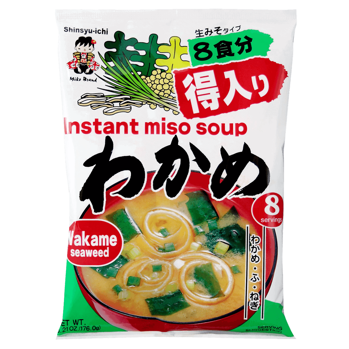 Instant Miso Soup (Wakame) - Shinsyu-Ichi Miso - Miso Soup, Instant ... Instant Miso Soup (Wakame) - Shinsyu-Ichi Miso - Miso Soup, Instant ...